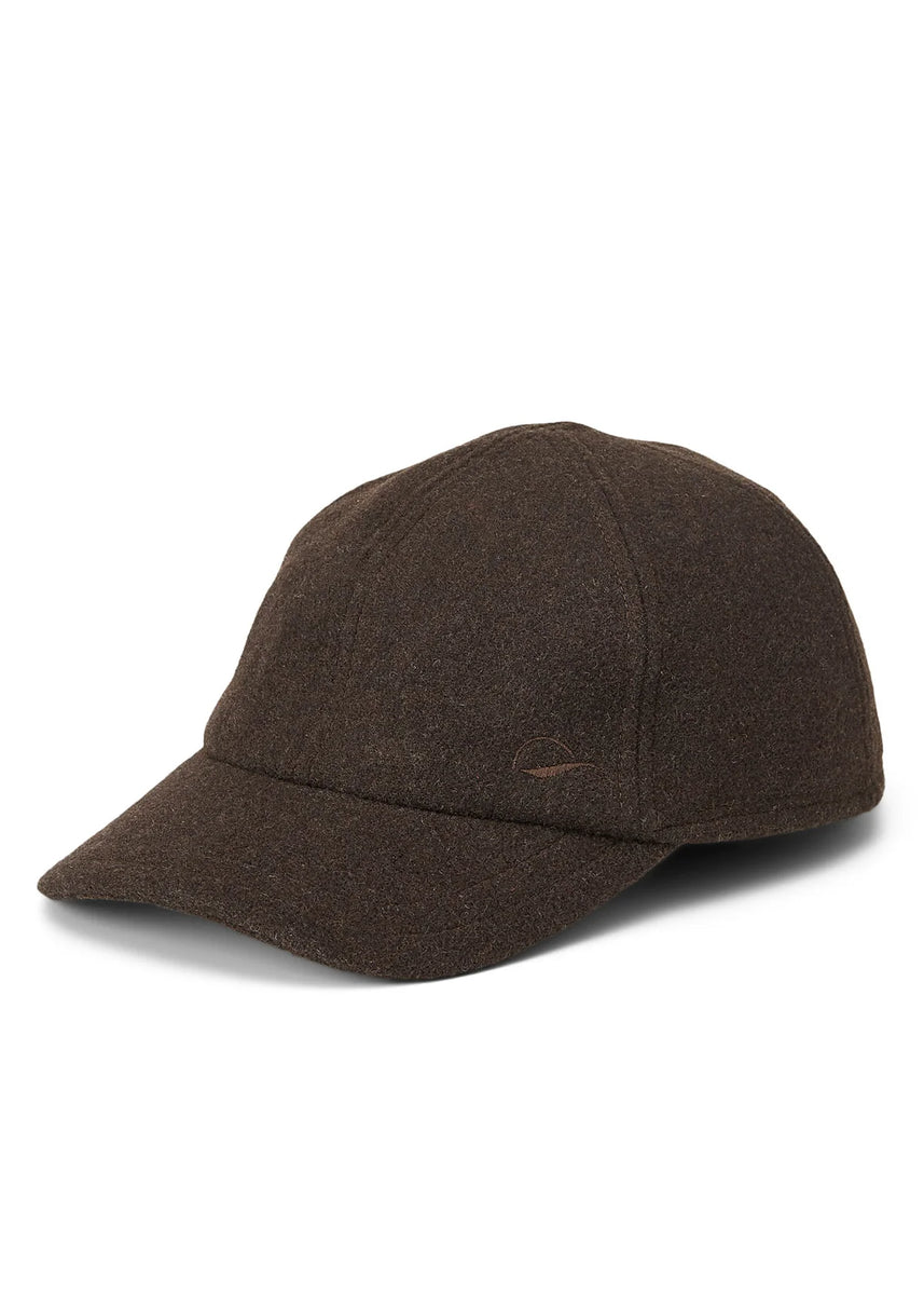 Monaco-k tweed wool baseball cap with earflaps - 1407187 Brown No. 72 ...