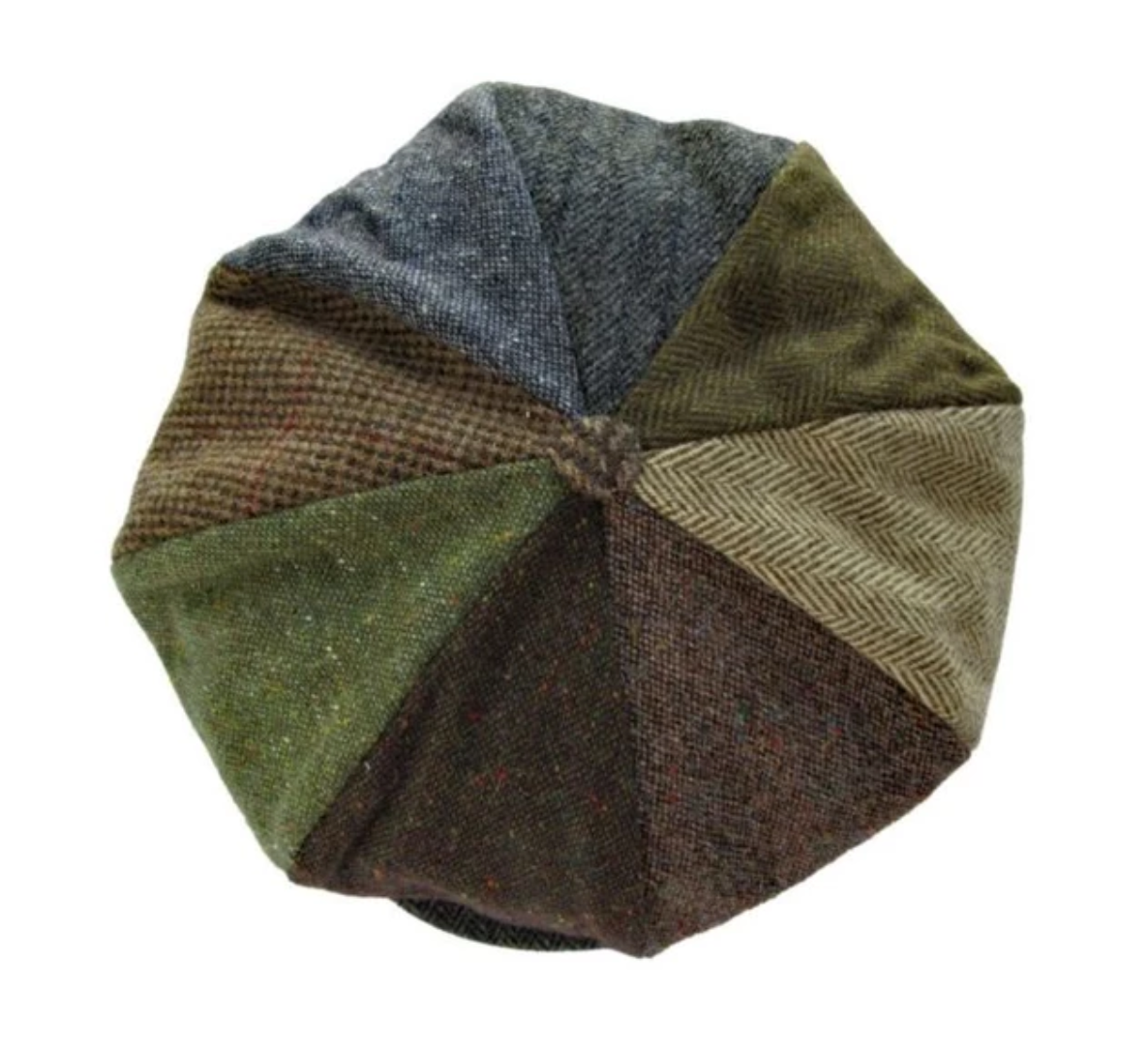 8 Piece Patchwork Cap by Hanna Hats 95B1 – Mickle Macks Haberdashery